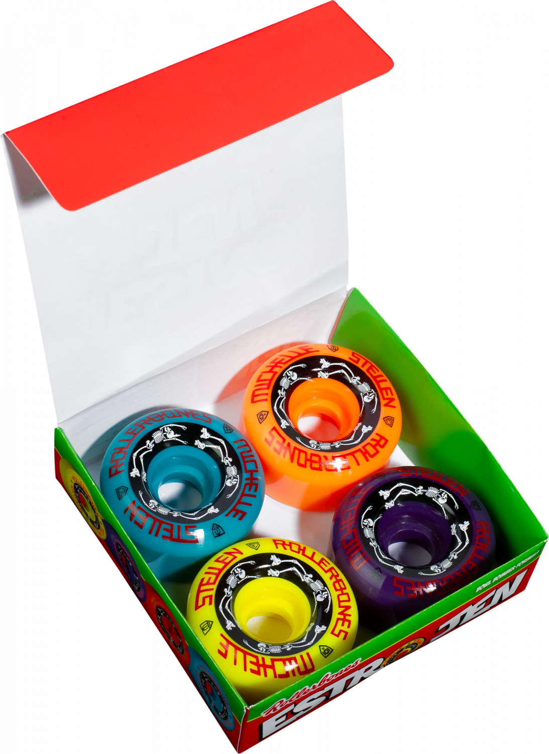 Rollerbones Michelle Steilen Wheels 57mm 101A 4pk Assorted Color Photo ...
