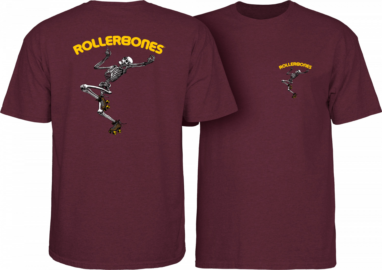 RollerBones Dancing Skeleton T-Shirt Garnet Photo #1 - Photo Gallery ...