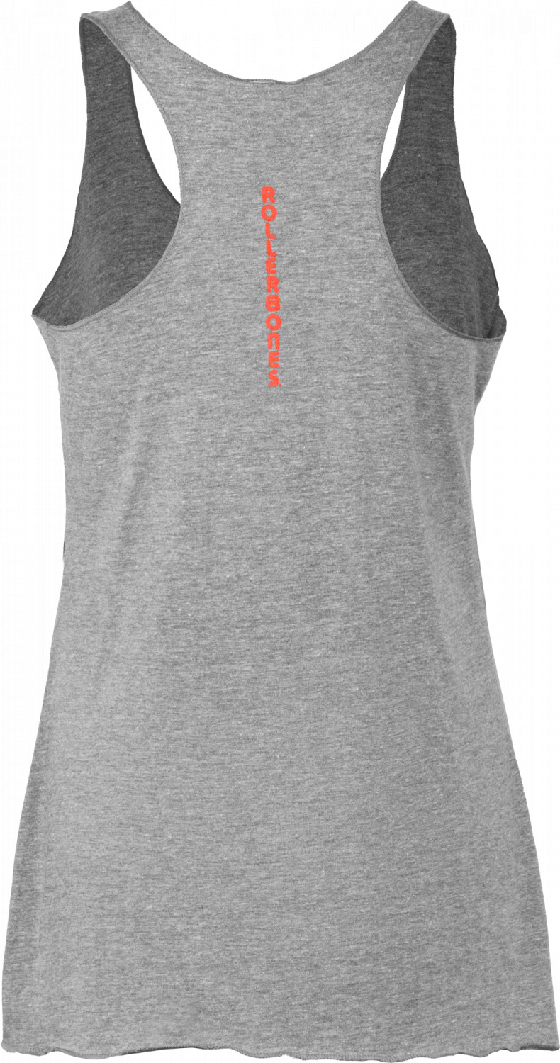 Rollerbones Woman's Derby Tank Top Grey Photo #1 - Photo Gallery ...